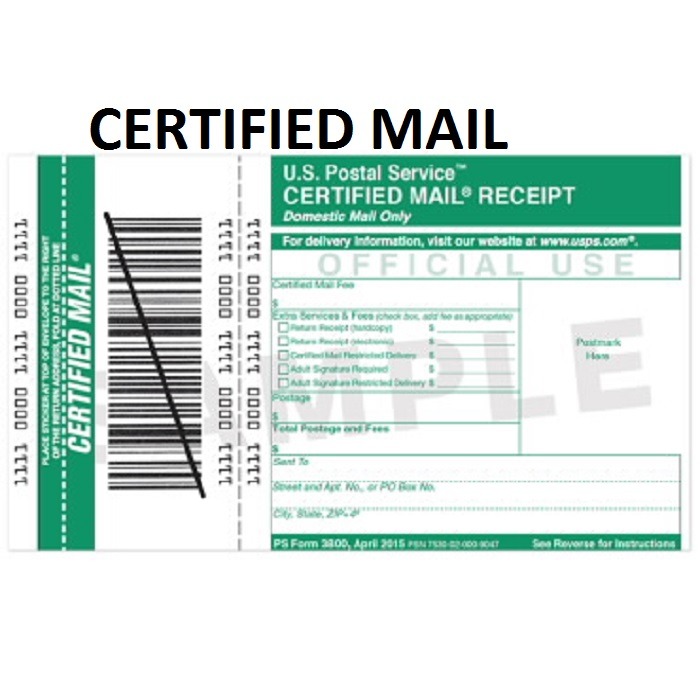 How To Send A Certified Letter BayCitizen