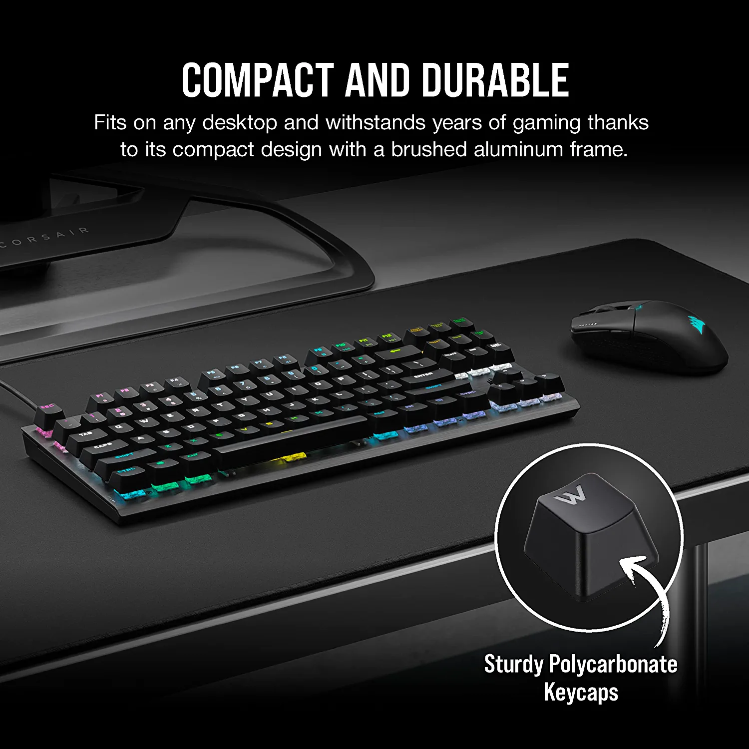 Save 38% on the Corsair K60 PRO TKL Wired Optical-Mechanical OPX Linear ...